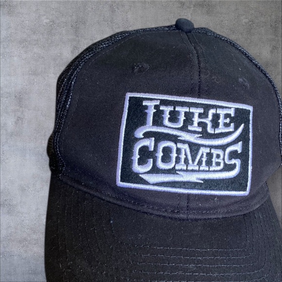 Accessories | Luke Combs Official Hat Black And White | Poshmark